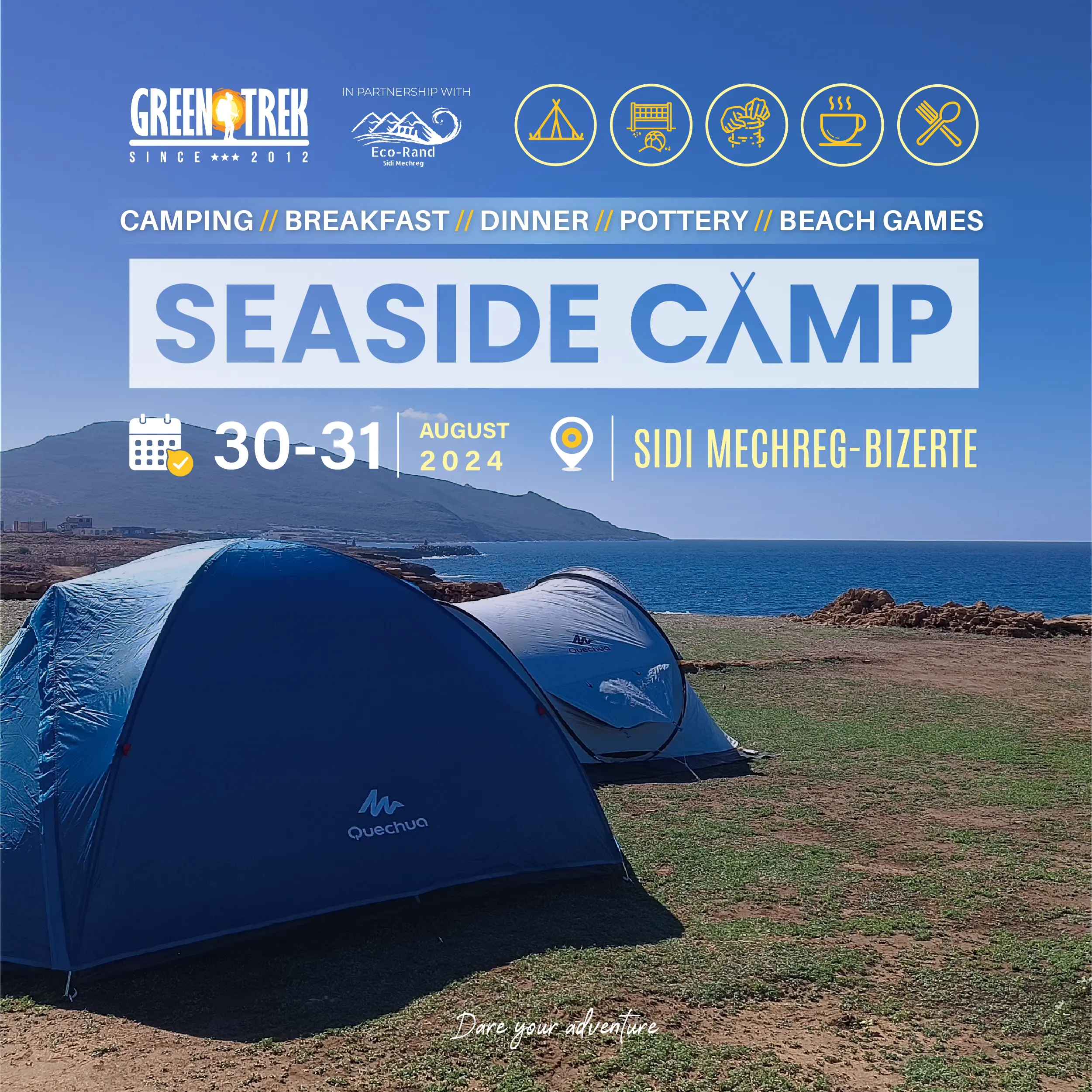 SEASIDE CAMP - SIDI MECHREG - Green TREK